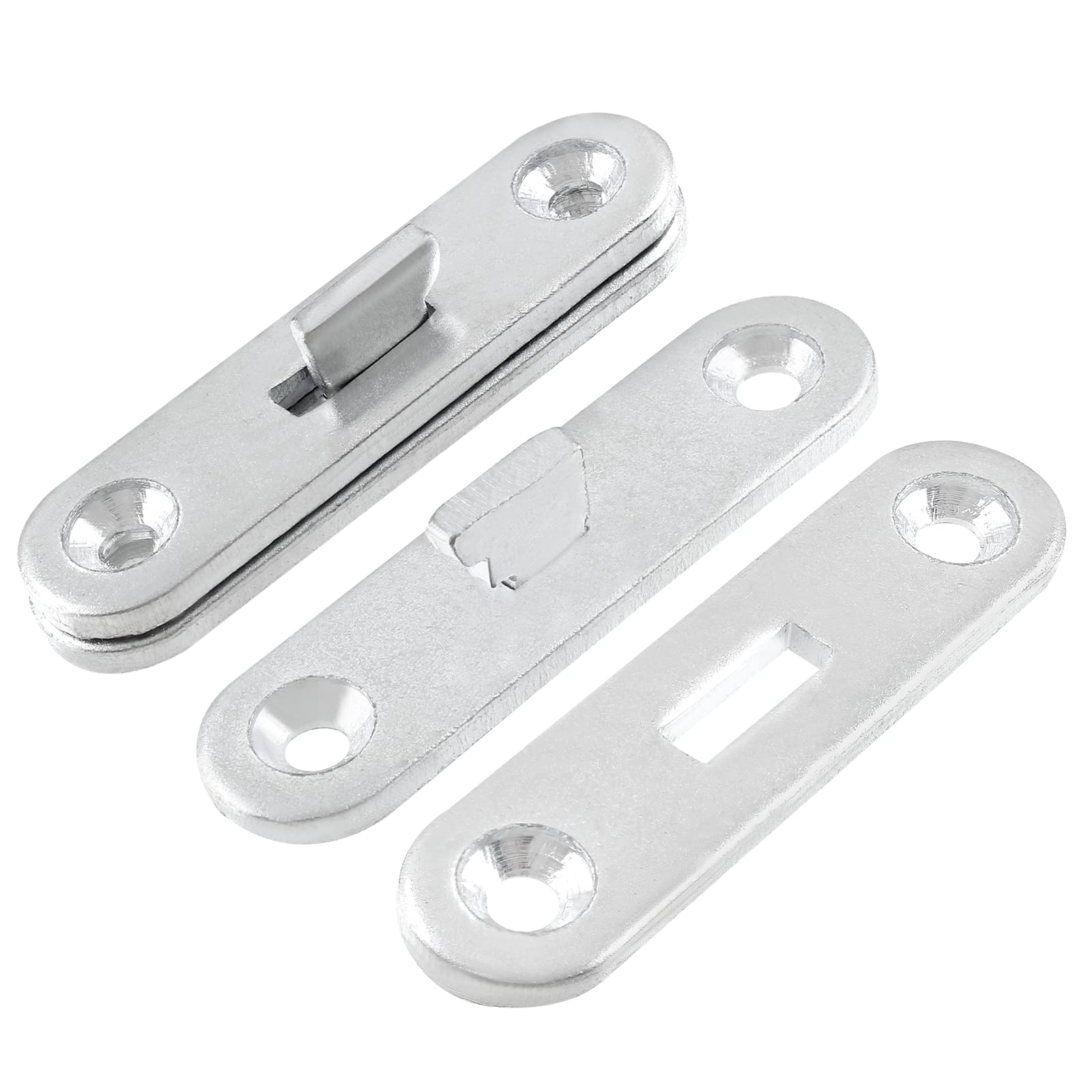 LifCratms Pack of 4 Wood Bed Rail Fasteners, 3 Inch Thicken Bed Connecting Fittings Bed Frame Rail Hardware