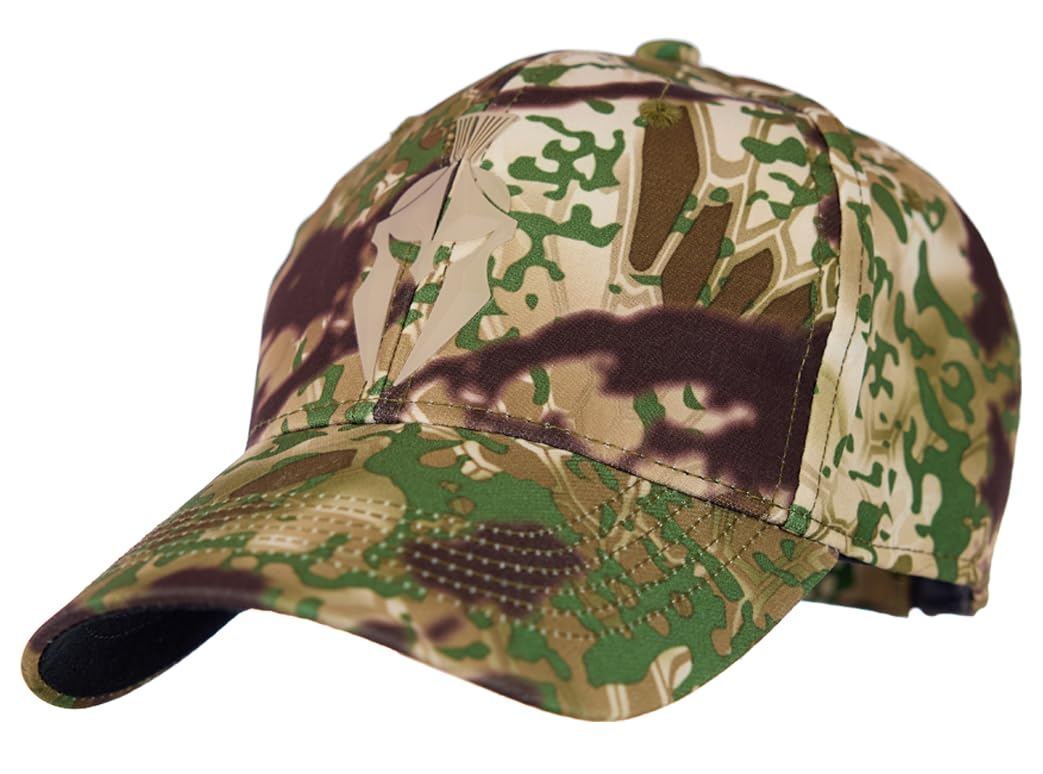 Kryptek Men's One Size Fits Most SW Spartan Logo Hat, Obskura Transitional, OS