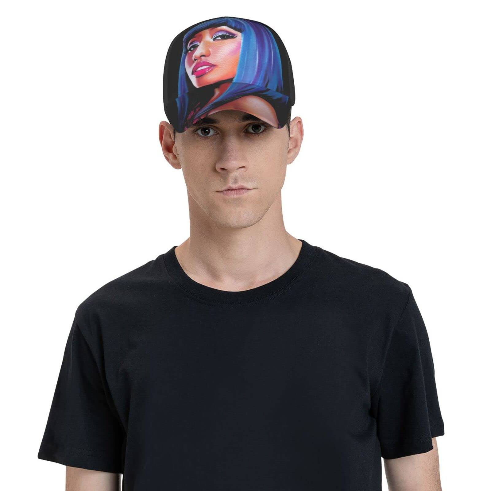 Nicki Rapper Singer Minaj Band Baseball Cap Women Men Adjustable Size Running Hat Black
