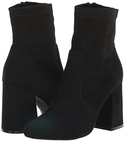 Madden Girl Women's Swift Fashion Boot, Black Fabric, 6