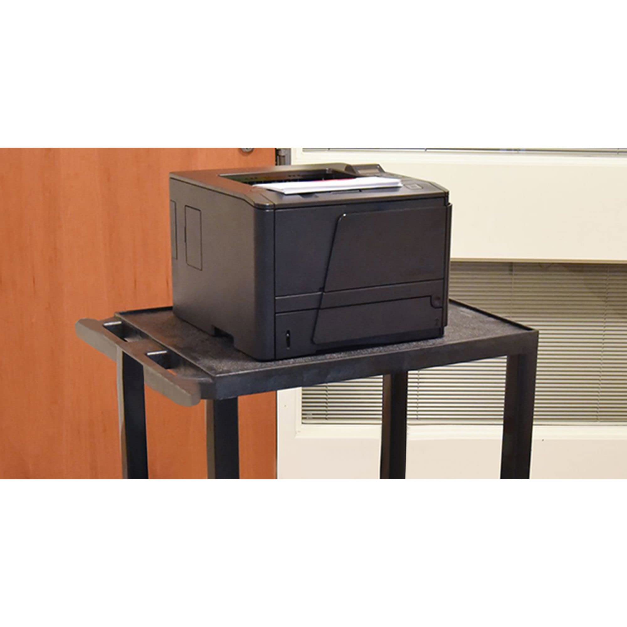 Luxor Multipurpose Utility Cart with 2 Shelf - Black
