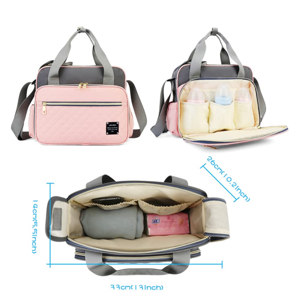 SPYLOH Diaper Bag Backpack Multifunction Travel Back Pack Maternity Baby Changing Bags Large Capacity (Blue)