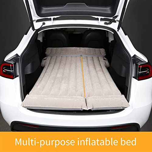 LMZX Air Mattress Bed for Tesla Model Y, 3, S, X 5 Seater,Inflatable Bed Camping Accessories Mattress(Multi-Purpose)