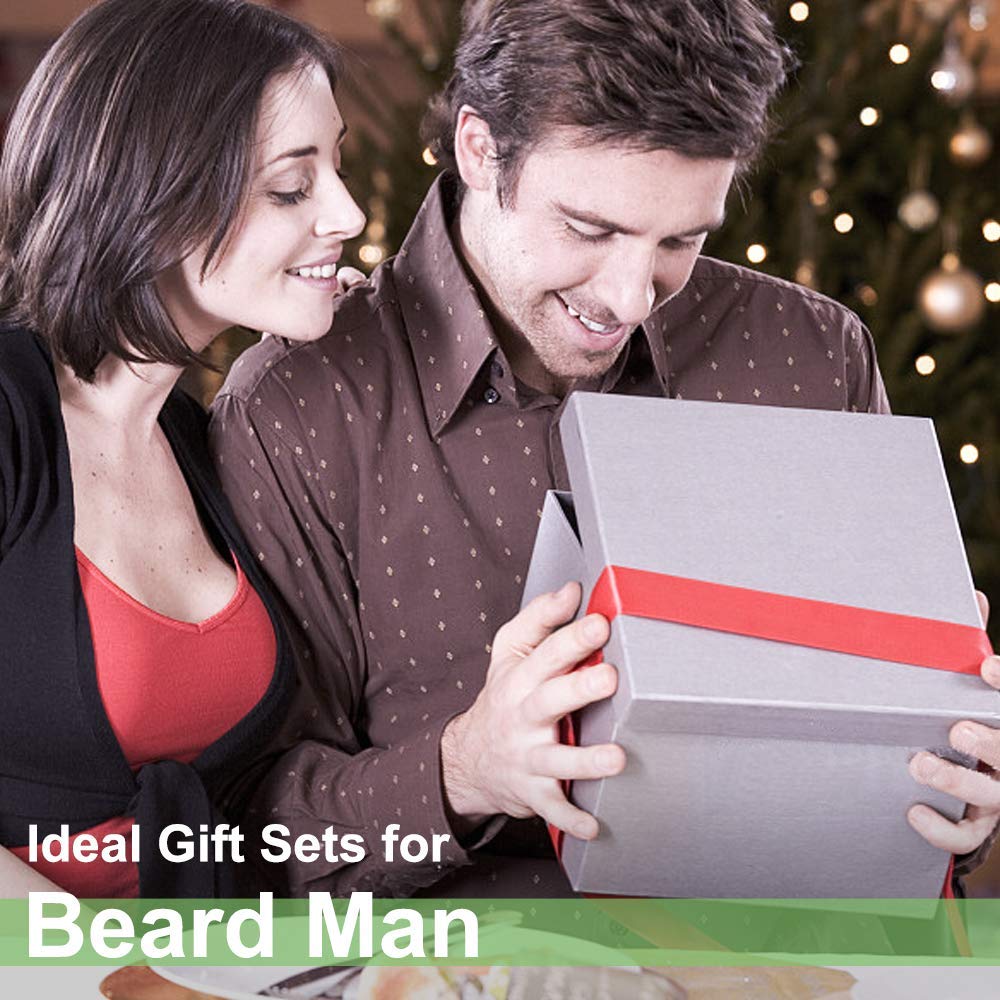 jindaaudio Beard Grooming Kit Beard Conditioner,Beard Growth Care Gifts for Men Beard Oil,Beard Balm,Beard Brush, Beard Wash,Beard Comb,Beard Scissors,Storage Bag