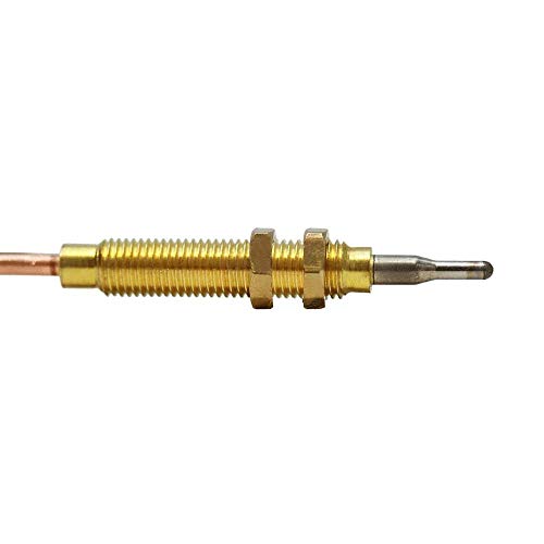Universal Gas Thermocouple 35" Length, toaster oven, Thermocoupler Sensor, for Gas Fireplace BBQ Grill Firepit Water Heater and Gas Refrigerator