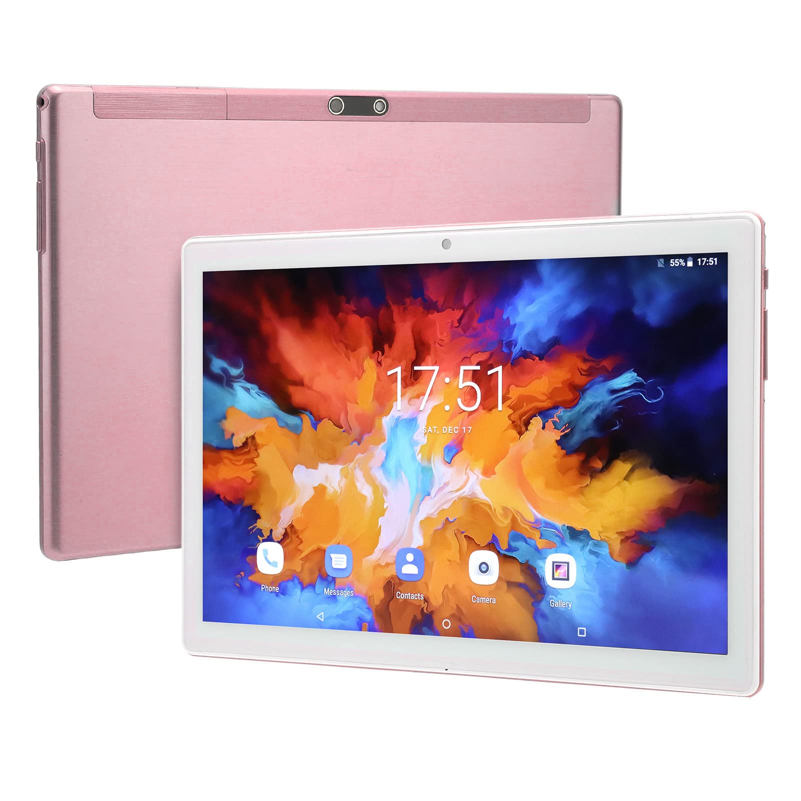 MAVIS LAVEN Office Tablet, 8GB RAM 128GB ROM 5G WiFi HD IPS 10.1 Inch 6000mAh (Pink)