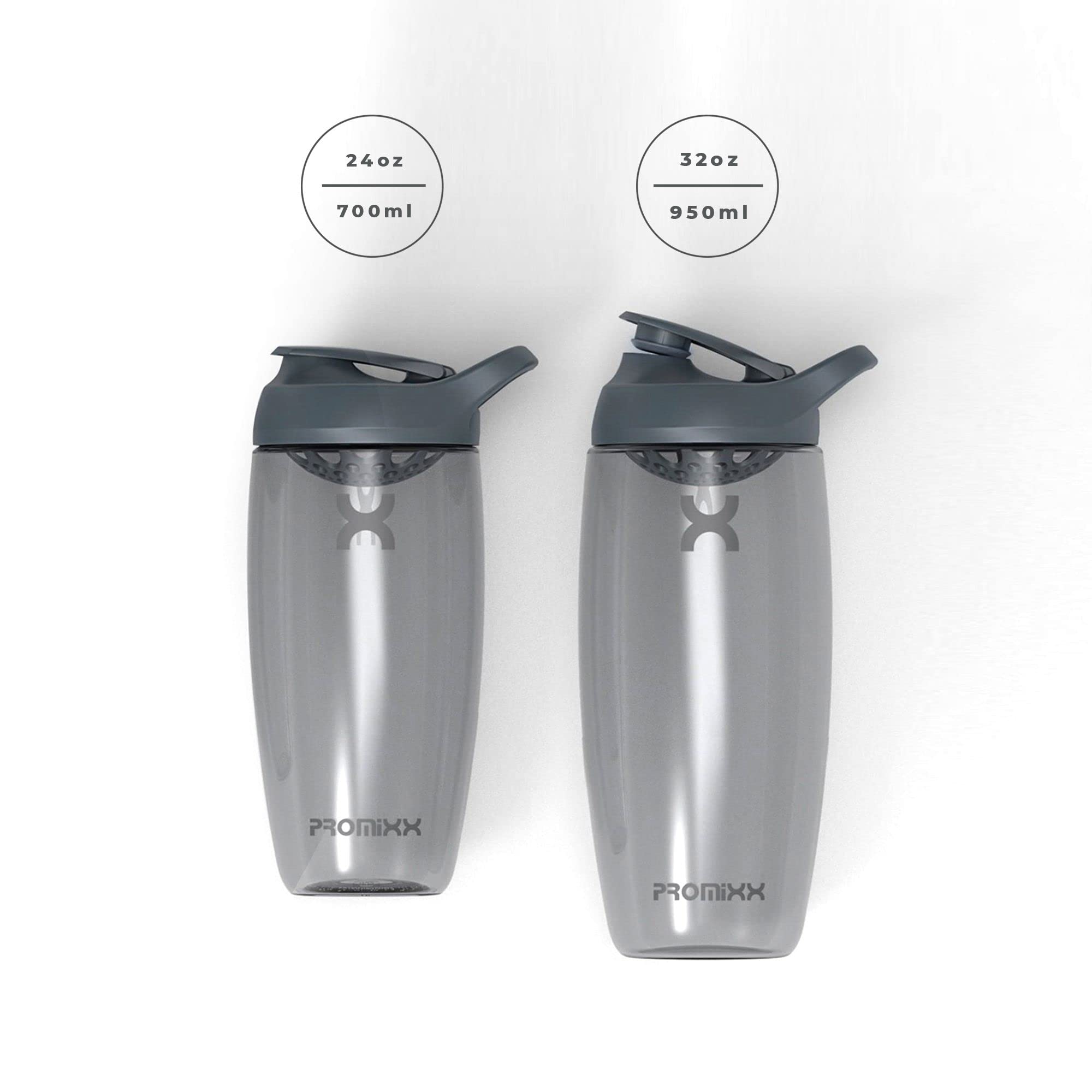 Promixx PURSUIT Protein Shaker Bottle β Premium Sports Blender Bottles for Protein Mixes and Supplement Shakes β Easy Clean, Durable Protein Shaker Cup