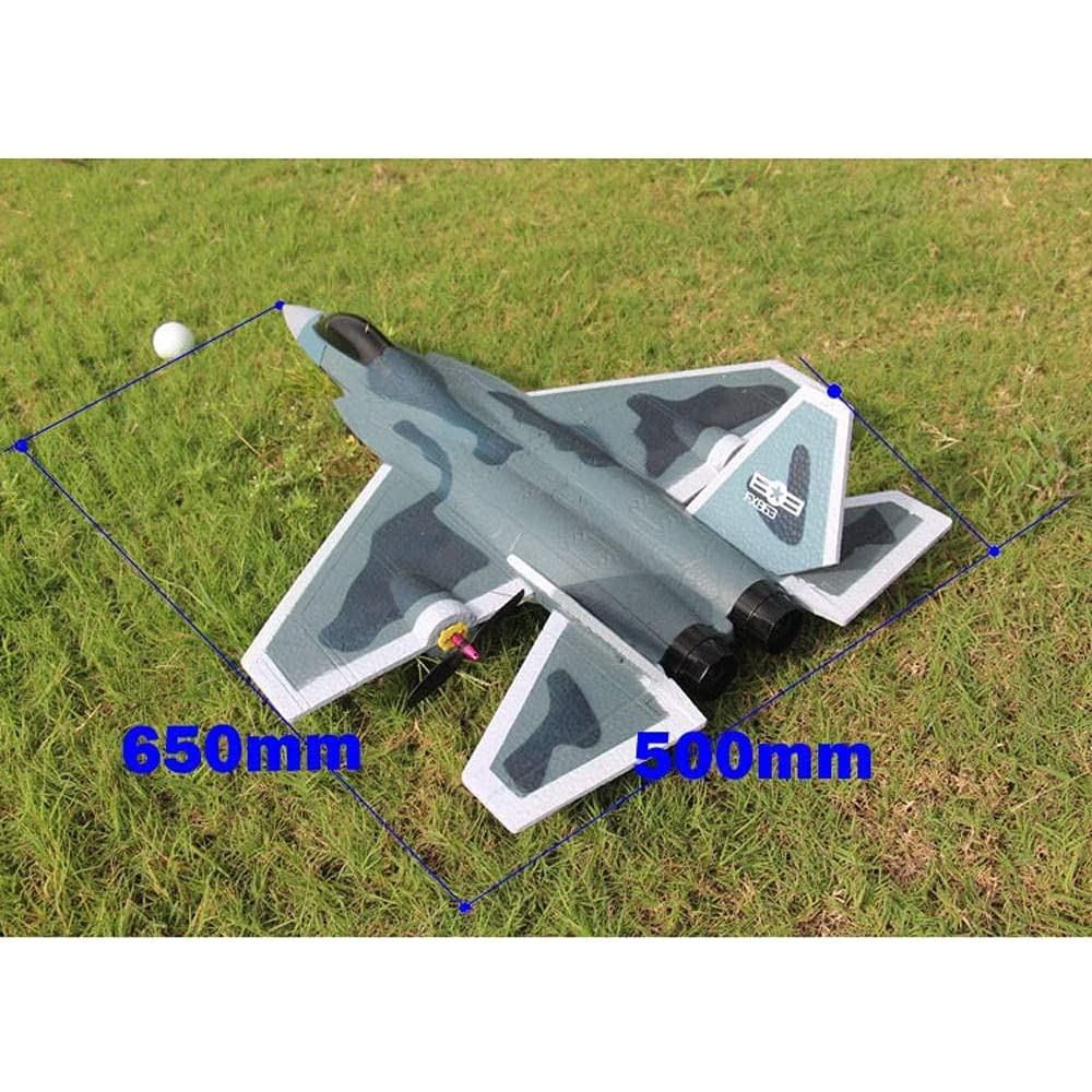 SREJNGL 65CM Large Fixed-Wing RC Airplane Model RC Aircraft 2.4Ghz Gliding Wireless Remote Control Plane Fall Resistant Foam Airplane Easy to Fly for Beginner Childrens Toy Gift