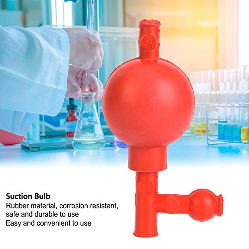 Pipetting Ball Convenient Suction Bulb Suction Ball Pipette Filler Quantitative Suction Bulb for Chemical Research for Laboratory