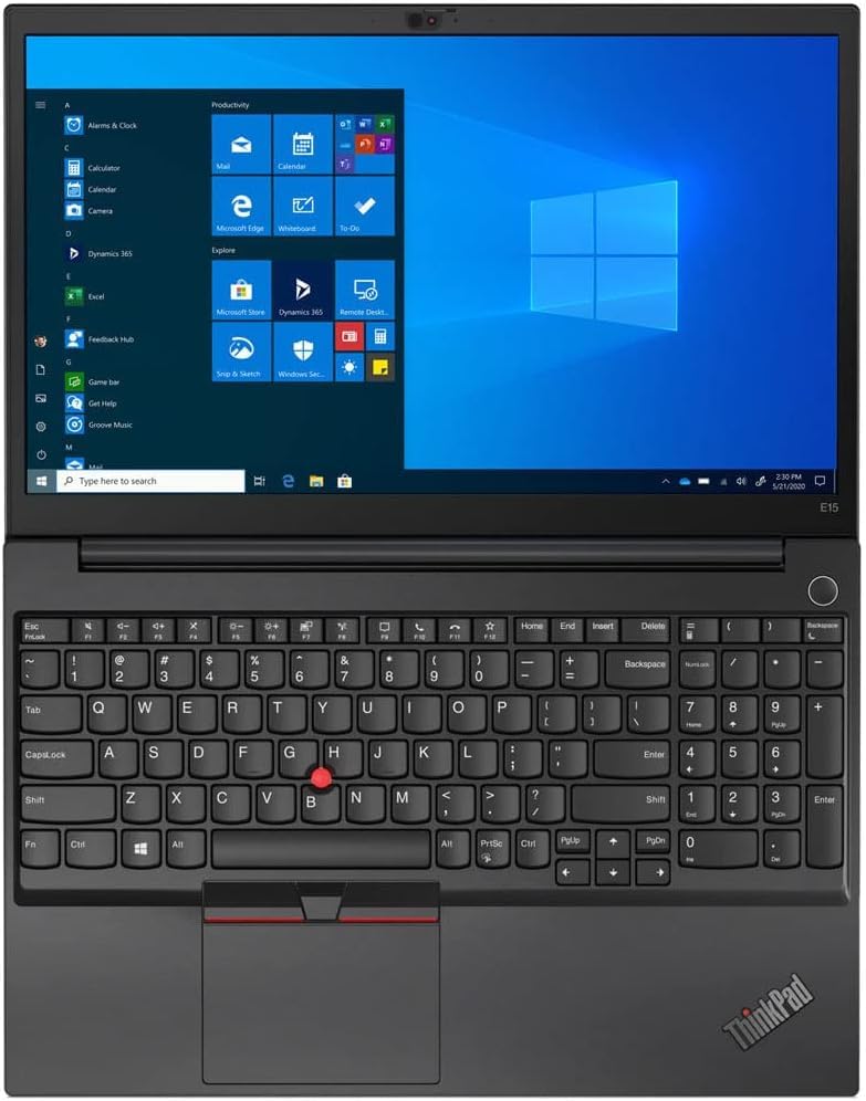 Lenovo ThinkPad E15 Gen 3 Business Laptop 15.6" FHD IPS Display (6-Core AMD Ryzen 5 5500U, 12GB RAM, 256GB PCIe SSD, AMD Radeon, WiFi, Bluetooth, Win 11 Pro) with Dockztorm Hub