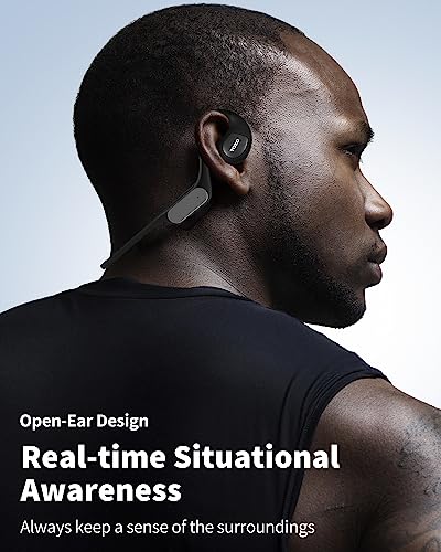TOZO T6 True Wireless Earbuds Bluetooth 5.3 Headphones Touch Control & TOZO OpenReal Open Ear Headphones Bluetooth 5.3 Air Conduction Wireless Headphones Sport Earbuds