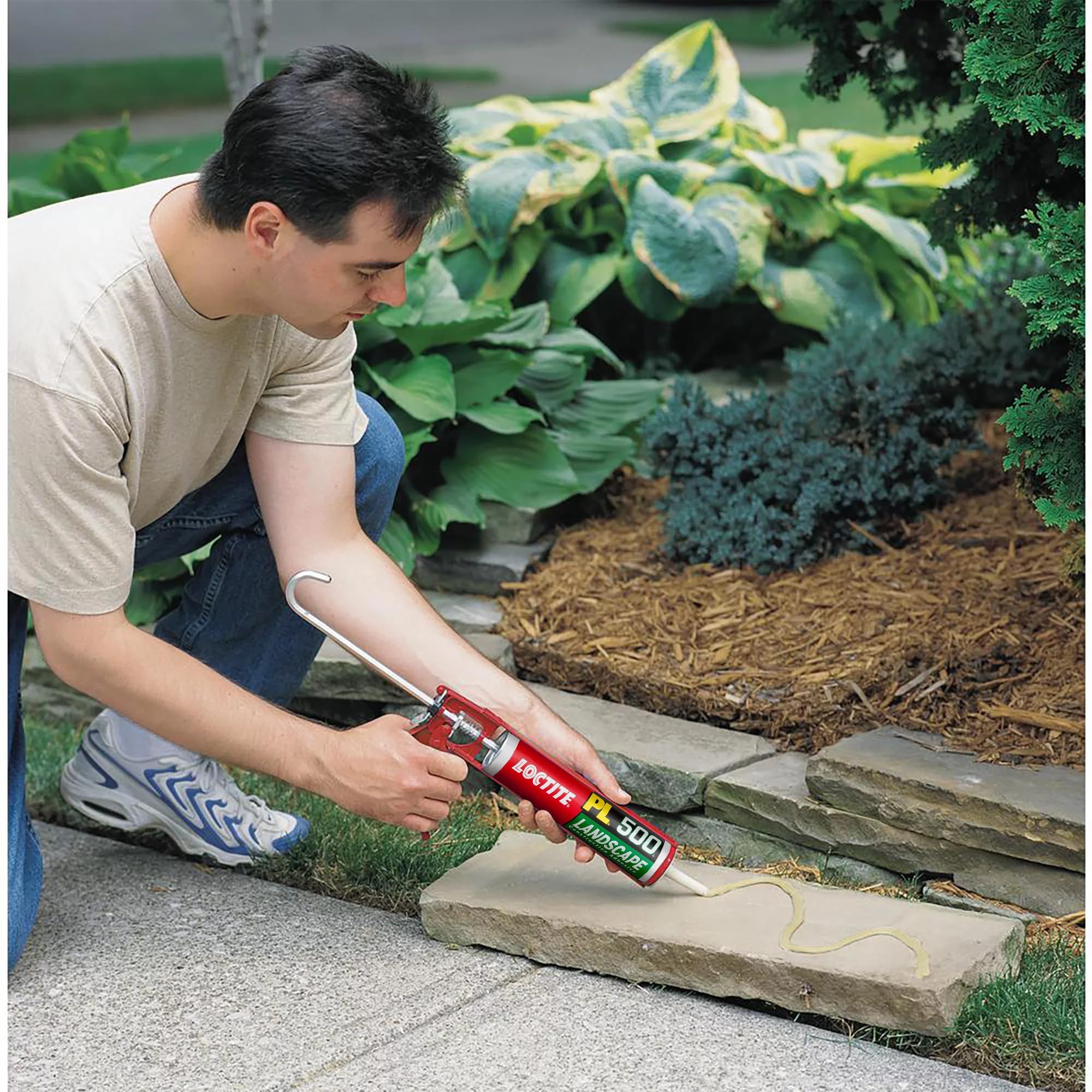 Loctite PL500 Landscape Block & Stone Adhesive, 10 fl oz, 12, Cartridge