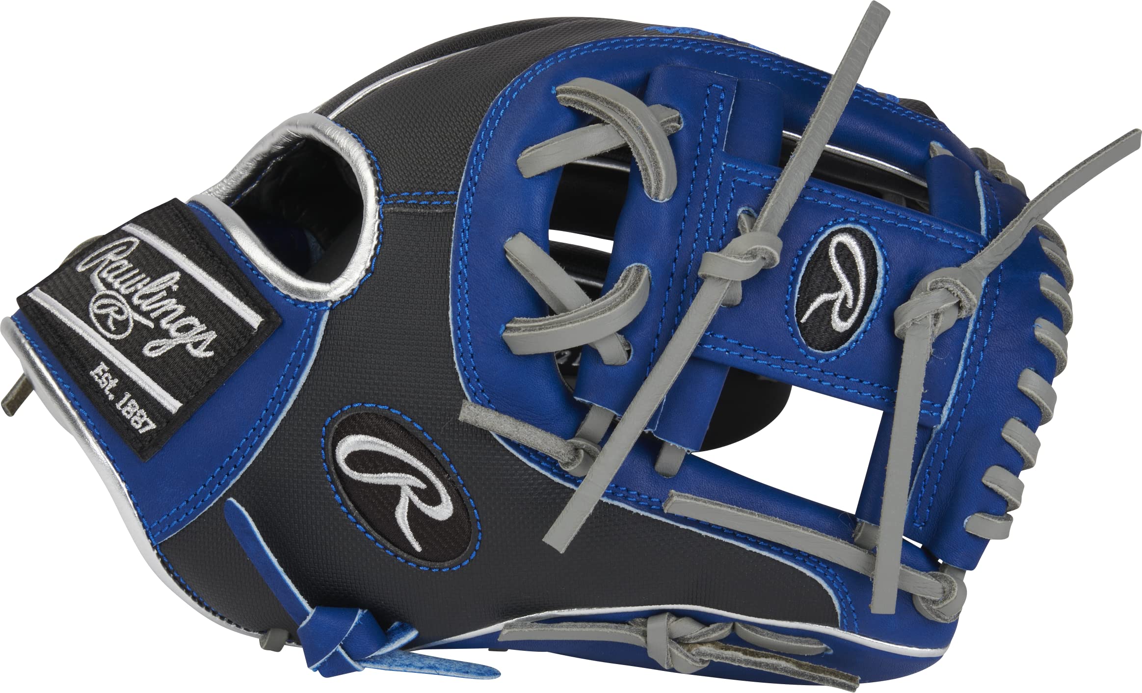 Rawlings | HEART OF THE HIDE ColorSync 7.0 Baseball Glove | Right Hand Throw | 11.5" - Pro I-Web | Camel/Columbia Blue/White
