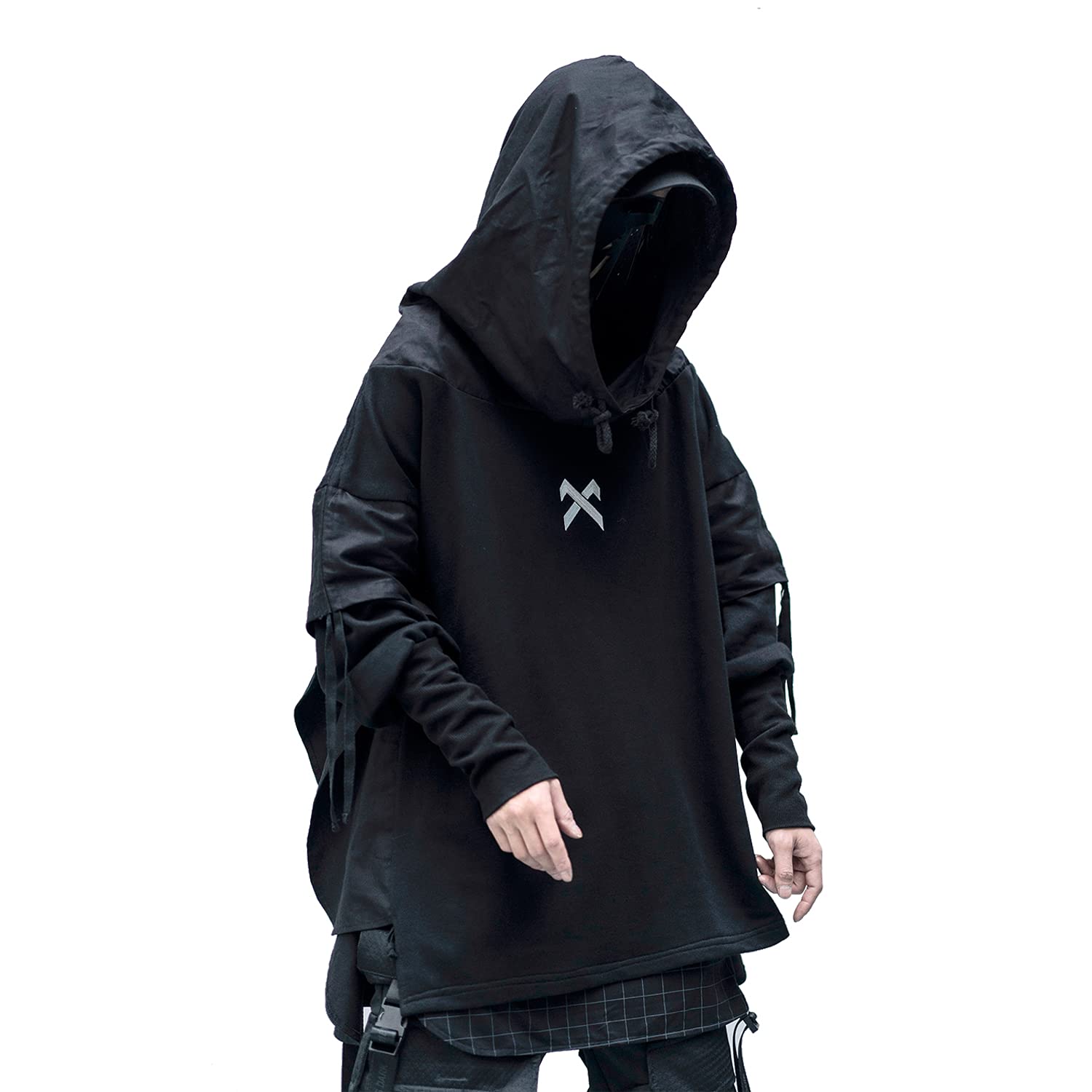 MFCT Men's X Heavy Industrial Hoodie (US, Alpha, Large, Regular, Regular, Standard, Black)