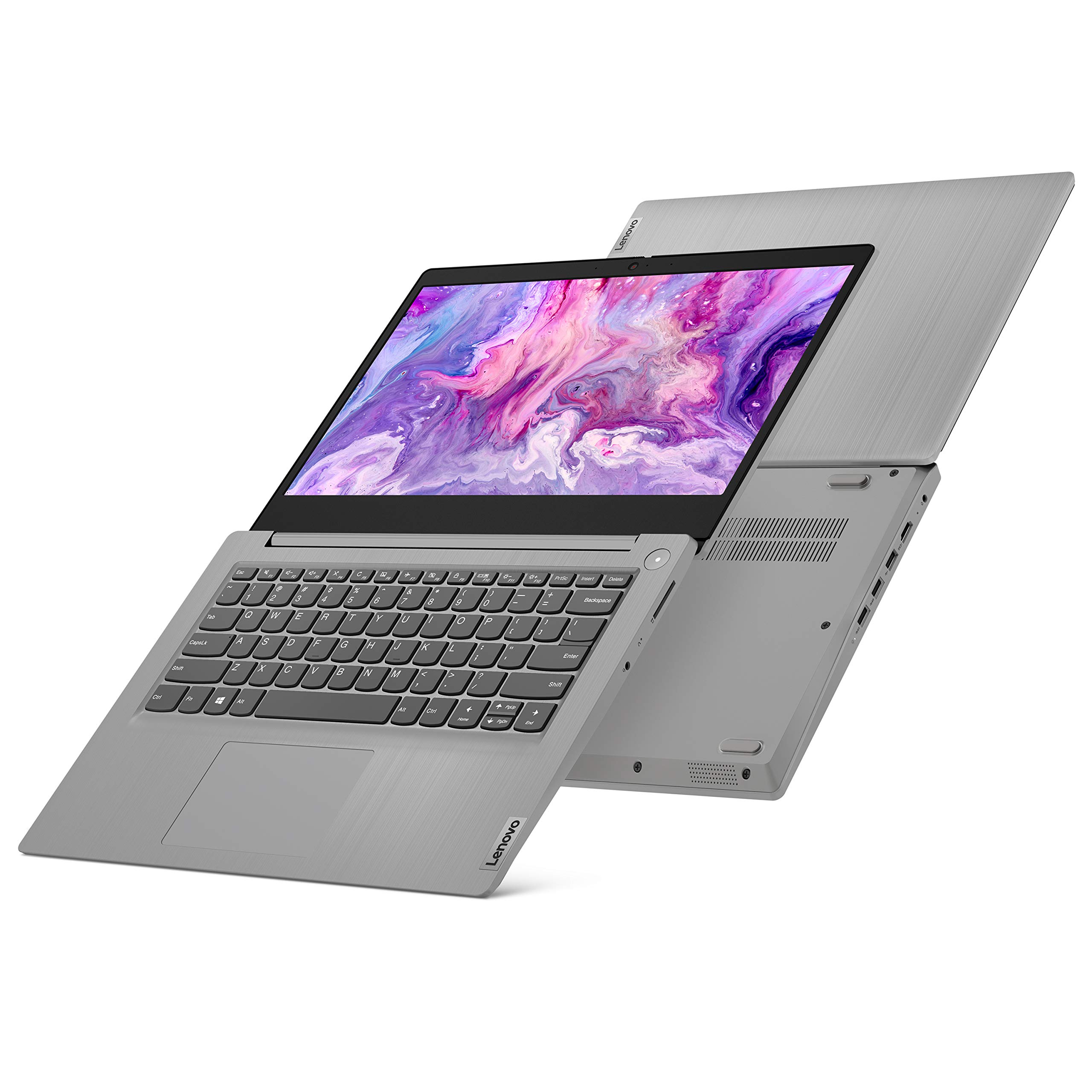Lenovo 2021 Newest IdeaPad 3 14" FHD Screen Laptop Computer, Intel Quad-Core i5-1035G1 Up to 3.6GHz (Beats i7-8550U), 12GB DDR4 RAM, 512GB PCI-e SSD, Webcam, WiFi, HDMI, Windows 10 + Marxsol Cables