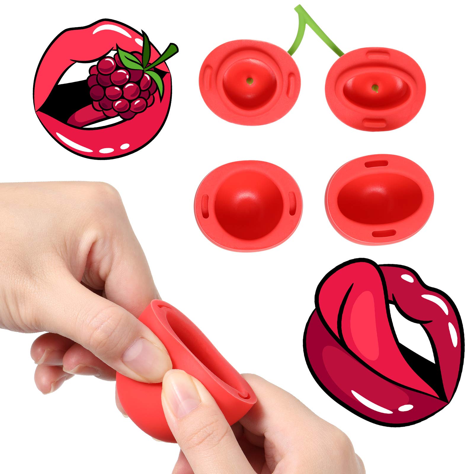 Lips Enhancer Plumper Tool Device Quick Lip Plumper Bigger Mouth Lip Plumping Device Enhancer Lips Enlargement Tools Lip Trainer for Women Girls