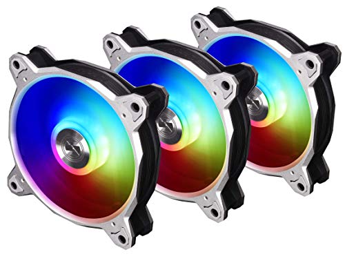 LIAN LI Bora Digital Series RGB BR DIGITAL-3R S, 120mm Addressable RGB LED PWM Fan, 3 Fans Pack - Silver Frame,Sliver