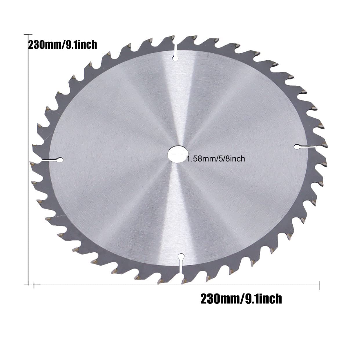 Table Saw Blade πΌπππππ
π 9 inch 5/8 Arbor 40T Universal Fit Common Steel Blade for Wooden (2 Pack) 9" Circular Saw Blade