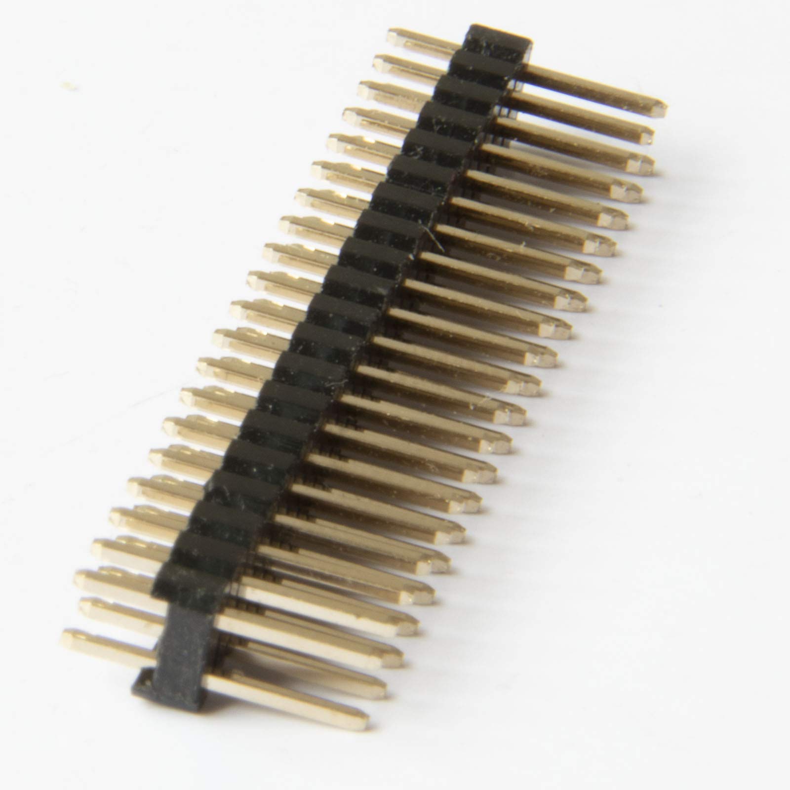 LGDehome 30PCS Break-Away 0.1" 2x20-pin Strip Dual Male Header for Raspberry Pi Zero GPIO