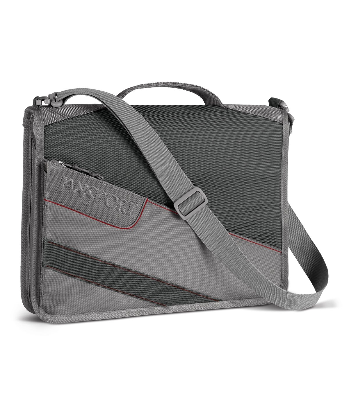 JanSport First Class 15 Inch Messenger - New Storm Grey, 39.5 X 28.5 X 7 Cm