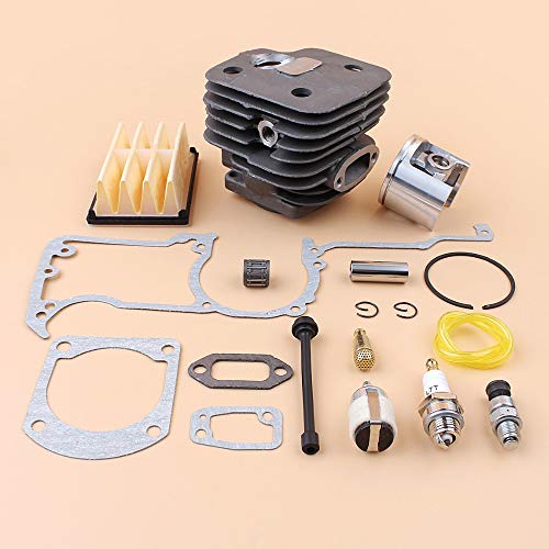 Laliva tools - 52MM NIKASIL Cylinder Piston Air Filter Gaskets Kit For HUSQVARNA 268 272 272XP 272K Chainsaw Parts with Decompression Valve