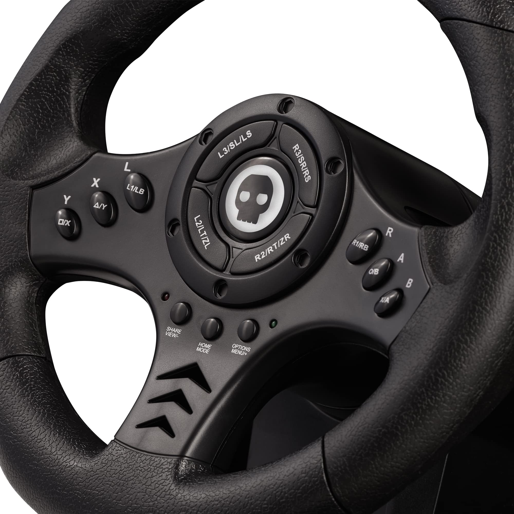 Numskull Next-Gen Multi Format Racing Wheel with Pedals - Compatible with Xbox Series X|S, Xbox One, PS4, Nintendo Switch and PC - Realistic Steering Wheel Controller Accessory (Renewed)