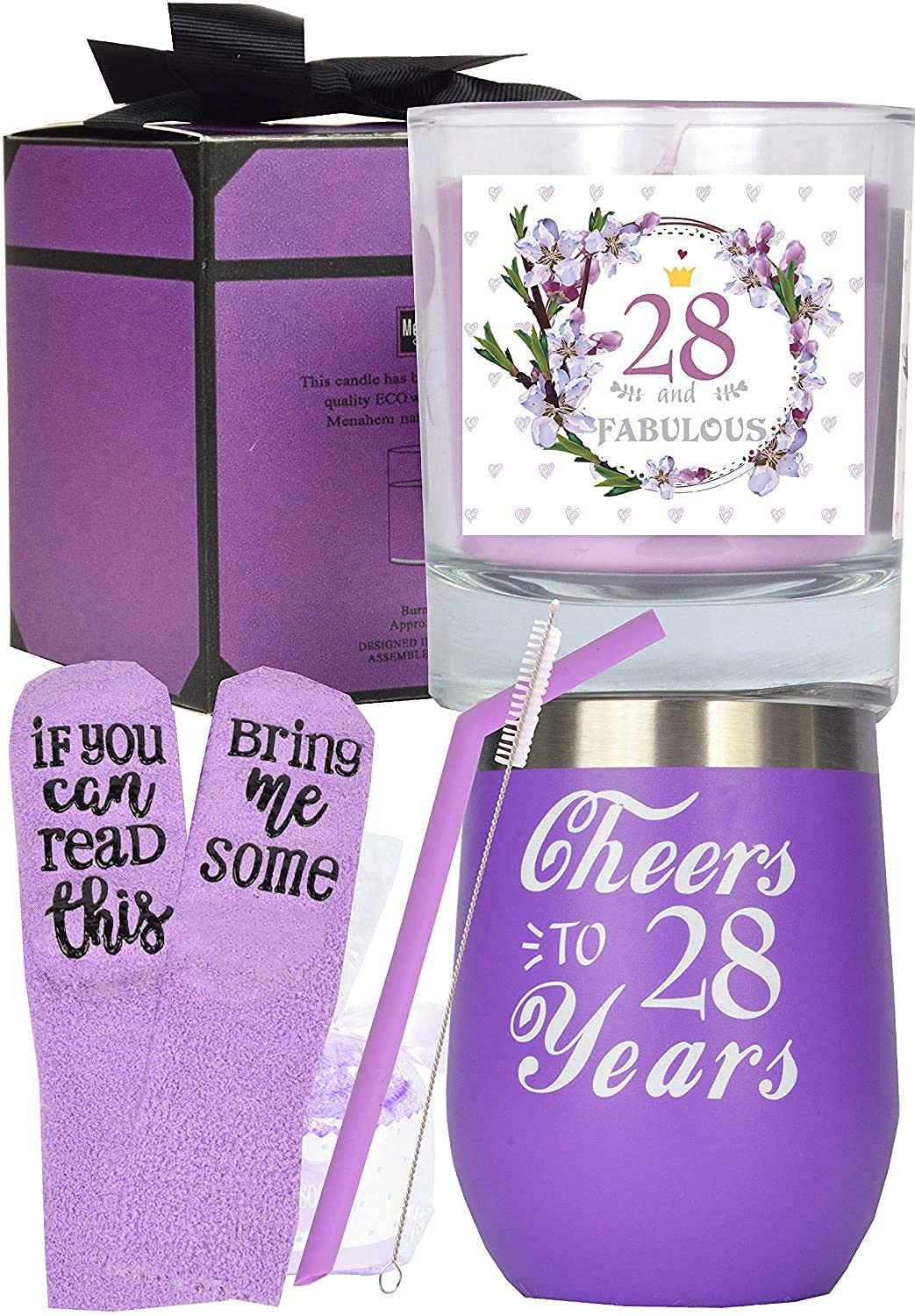 MEANT2TOBE 28th Birthday Gifts for Women, 28th Birthday, 28th Birthday Tumbler, Gifts for 28 Year Old Woman, Turning 28 Year Old Birthday Gifts Ideas for Women, 28th Birthday Decorations for Women