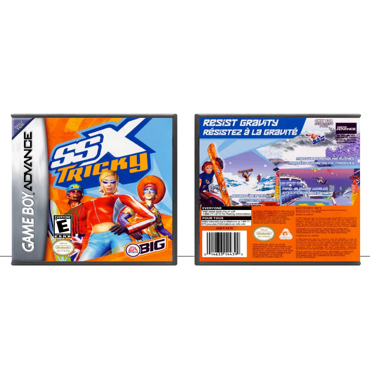 SSX Tricky | (GBA) Game Boy Advance - Game Case Only - No Game