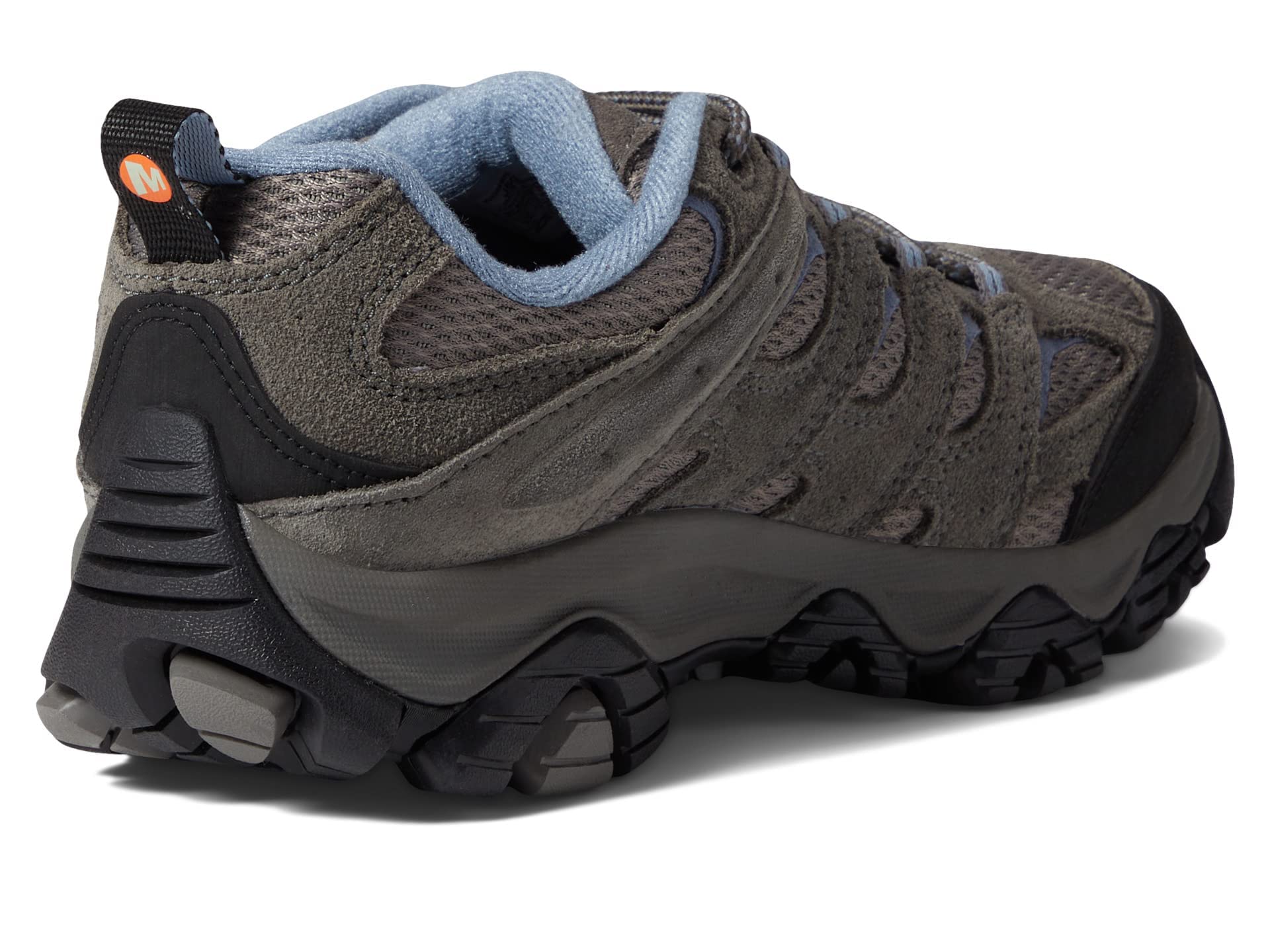 Merrell womens Moab 3 Waterproof Hiking Shoe, Granite, 8.5 Wide US