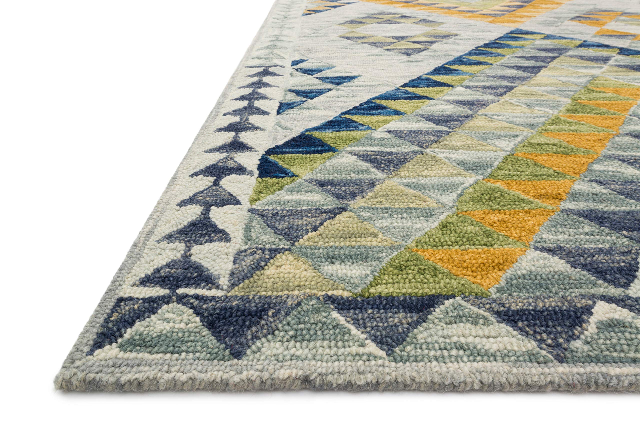 Justina Blakeney x Loloi Hallu Collection HAL-07 Spa/Gold 5'-0" x 7'-6" Area Rug