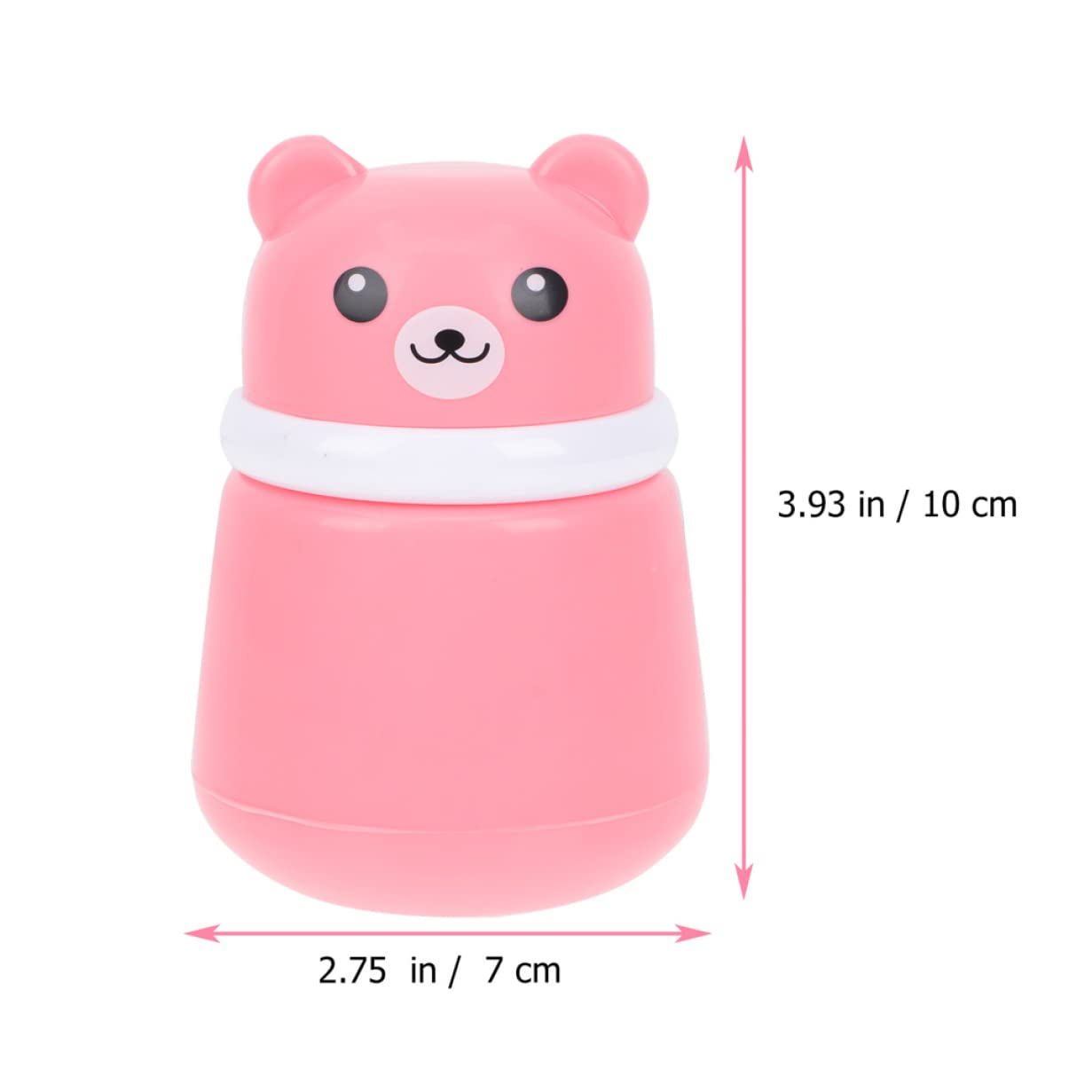STAHAD 2pcs Body Powder Box Makeup Powder Case Fluffy Powder Puff Body Powder Puff and Container Travel Dispenser Refillable Cosmetic Containers Make up Storage Box Abs Baby