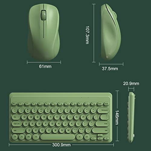 SOLUSTRE Wireless Mouse Keyboard Wired Gaming Keyboard and Mouse Combo RGB Backlit Gaming Set Led Rainbow Backlit Keyboard Portable Keyboard Office