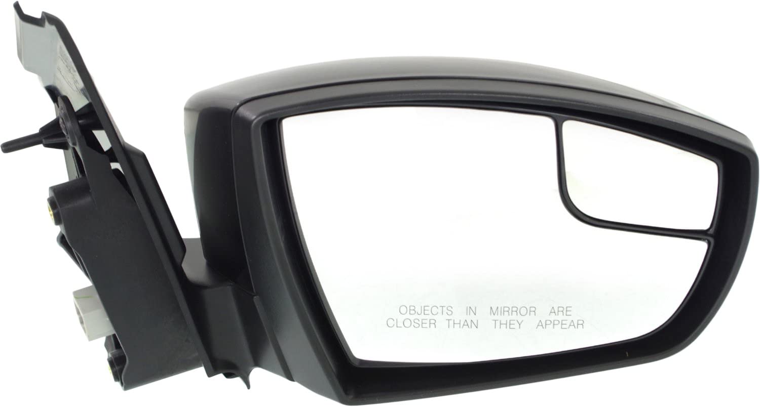 Kool Vue Passenger Side Power Non-Heated Mirror for Ford Escape 2013-2016 Without Signal Light, Blind Spot Light, Memory & Puddle Lamp Paintable