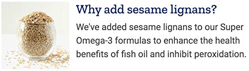 Life Extension Super Omega-3 360 Softgels (Pack of 2), Easy to Swallow, EPA/DHA Omega3 Fish Oil, Sesame Lignans & Olive Extract