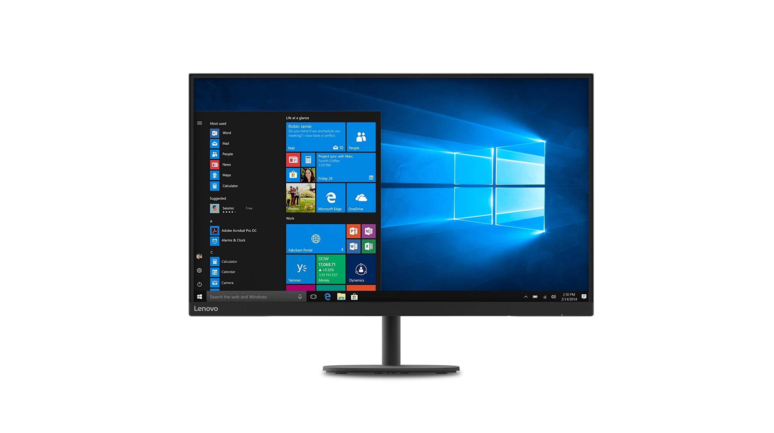 Lenovo 66A5GCC1US C32qc-20 31.5-inch QHD Curved Monitor