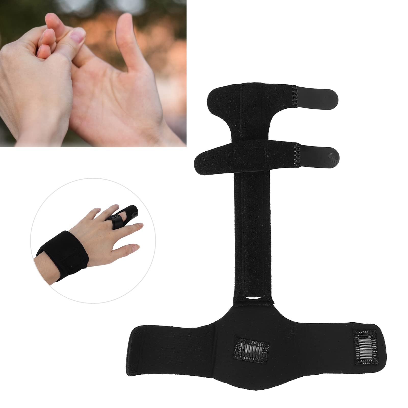 Metacarpal Support Braces, OK Cloth Finger Splint for Injuries Arthritis for Sprains Mallet Injury for Men and Women