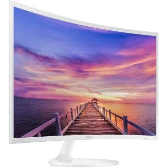 Samsung Curved Monitor, 27-inch FHD LED Display, 4ms Response Time, 60Hz Refresh Rate, Ultra-Slim, HDMI, W/MD Cable