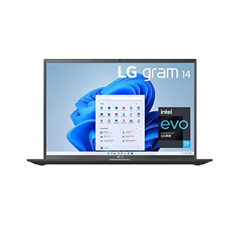 LG Gram 14Z90P Laptop 14" IPS Ultra-Lightweight, (1920 x 1200), Intel Evo 11th gen CORE i7, 32GB RAM, 1TB SSD, Windows 11 Home, 72 Wh Battery, Alexa Built-in, 2X USB-C, HDMI, USB-A β Black