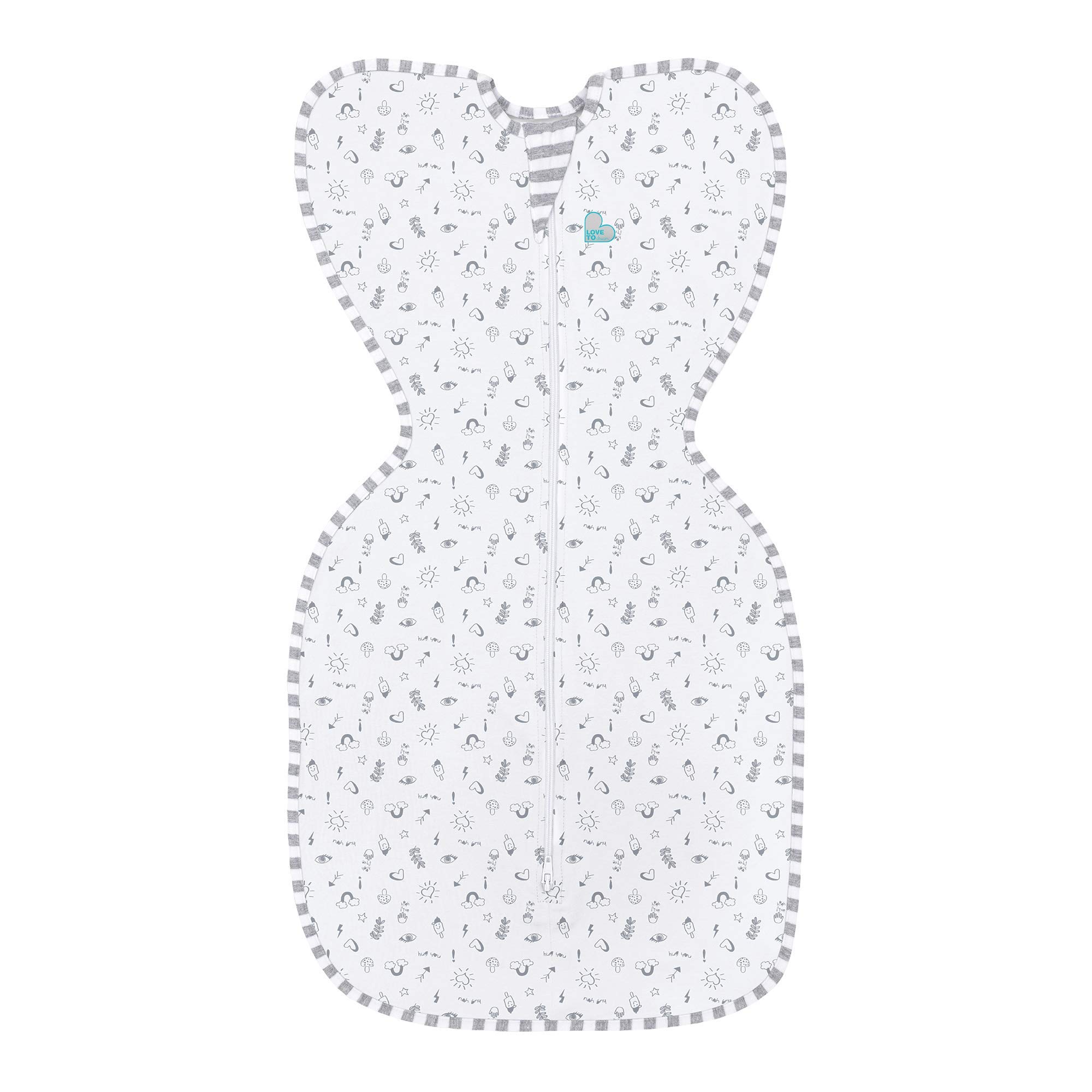 Love to Dream Swaddle Up, Dramatically Allow Baby to Sleep Better in Their Preferred Arms Up Position for Self-Soothing, Snug Fit Calms Startle Reflex, High Five, Newborn, 5-8.5 lbs
