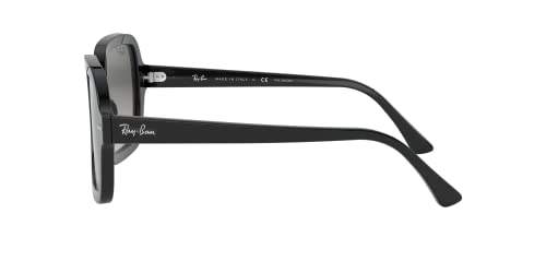 Ray-Ban Women's RB2188 Square Sunglasses, Black/Polarized Grey Gradient Dark Grey, 53 mm
