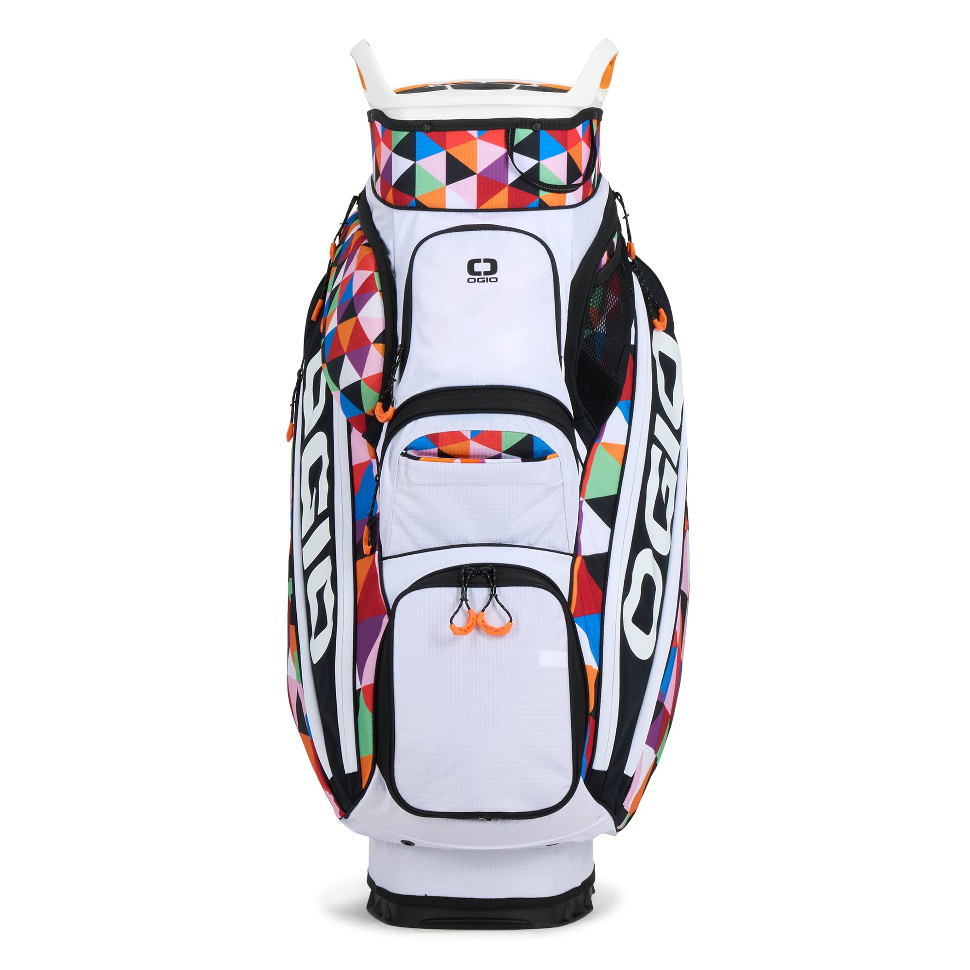 OGIO Silencer Cart Bag (Red Melting Geos)