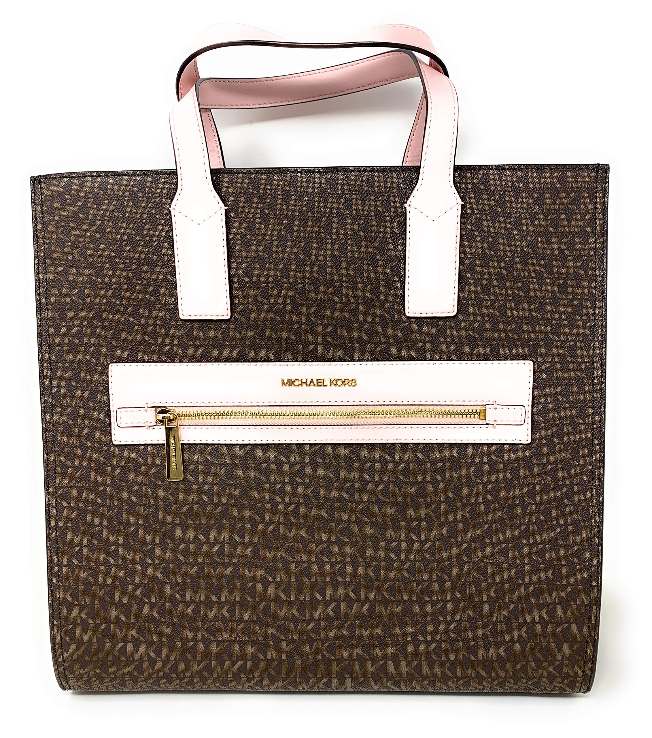 Michael Kors Kenly Large Tote Satchel (Chambray Multi)