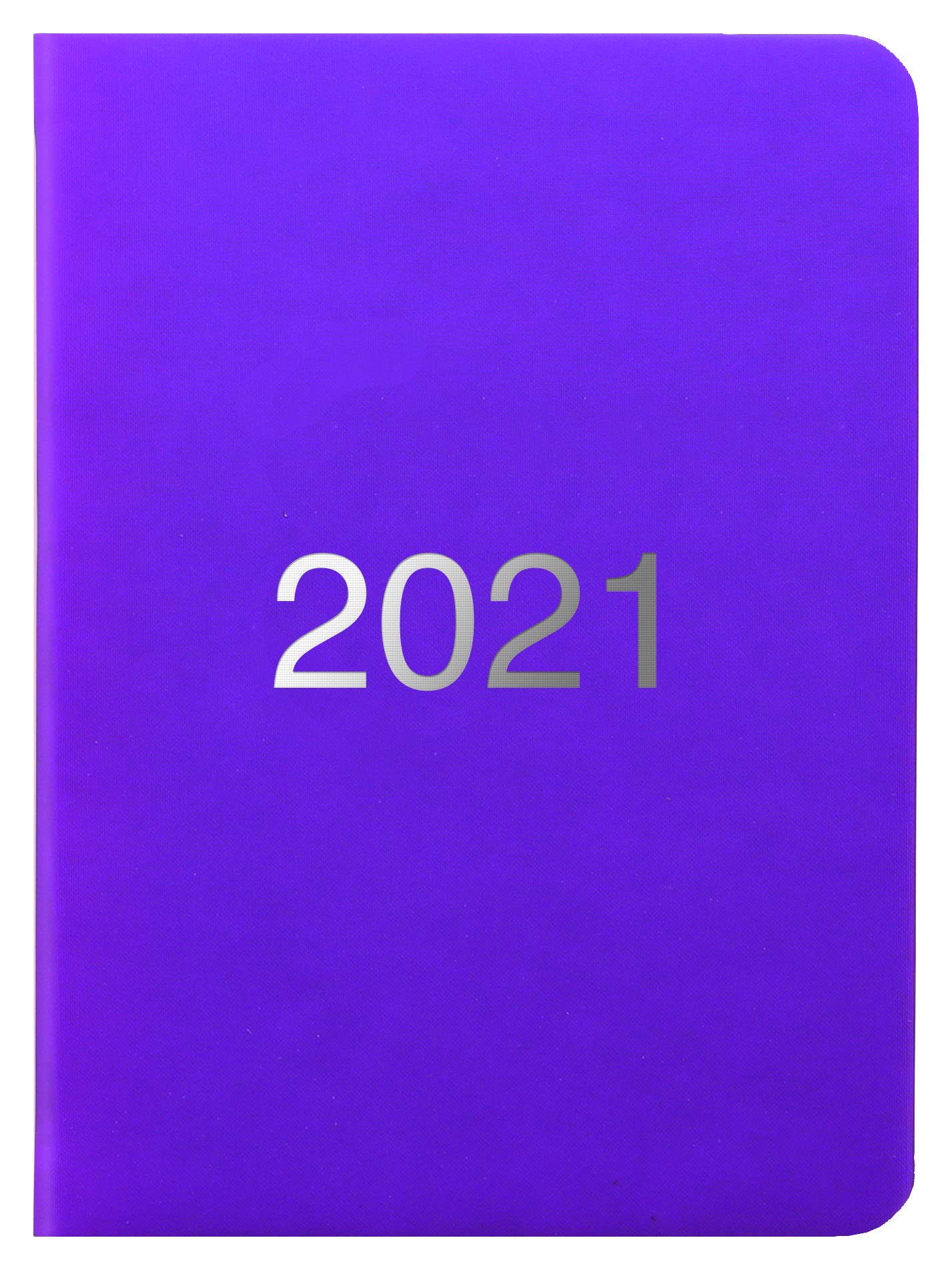 LETTS A6 Dazzle Week to View 2021 Diary Purple