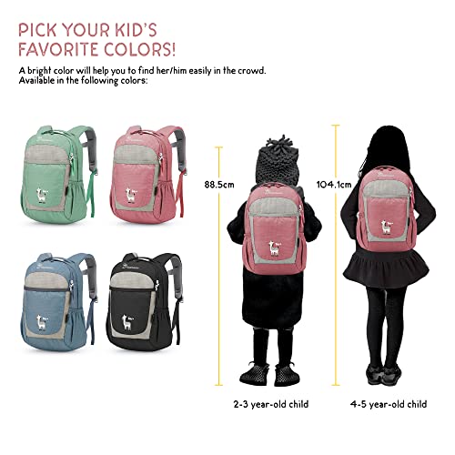 MOUNTAINTOP Kids Backpack for Boys Girls Kindergarten Preschool Water-resistant Children Backpacks, Pink