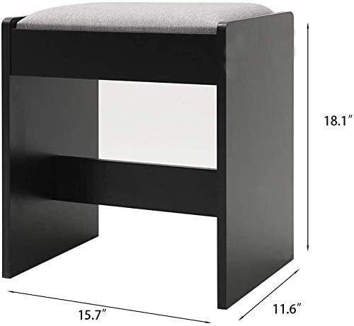 Makeup Vanity Desk with Sliding Lighted Mirror for Christmas Day, Makeup Table Vanity Desk with 2 Large Drawers, 3 Color Lighting Modes, Brightness Adjustable, Vanity Table for Women Girls, Black