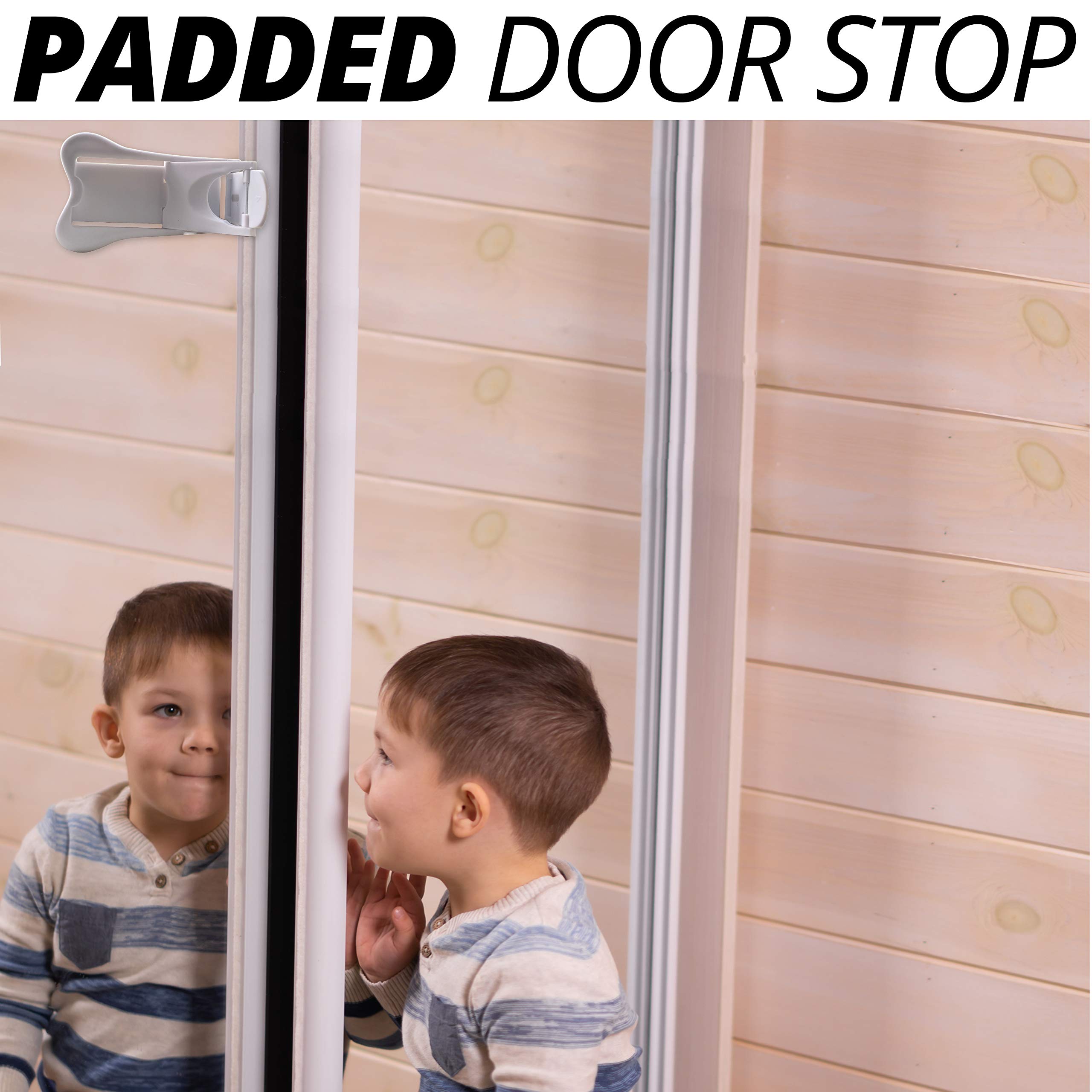 Mammoth Sliding Door/Cabinet/Window Baby Proof Child Lock Safety Latches (2 Pack)