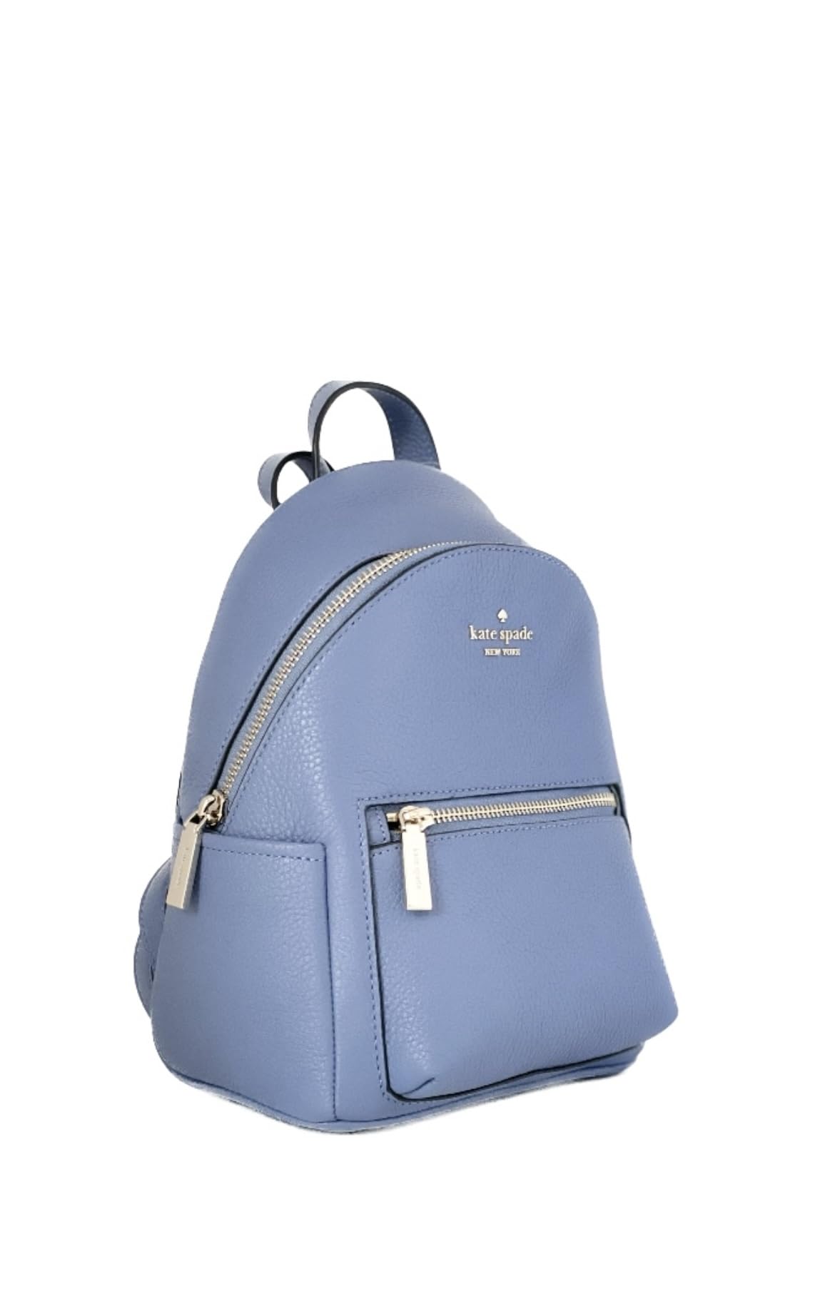 Kate Spade Leila Pebbled Leather Mini Dome Backpack Bag (Fresh Blue)