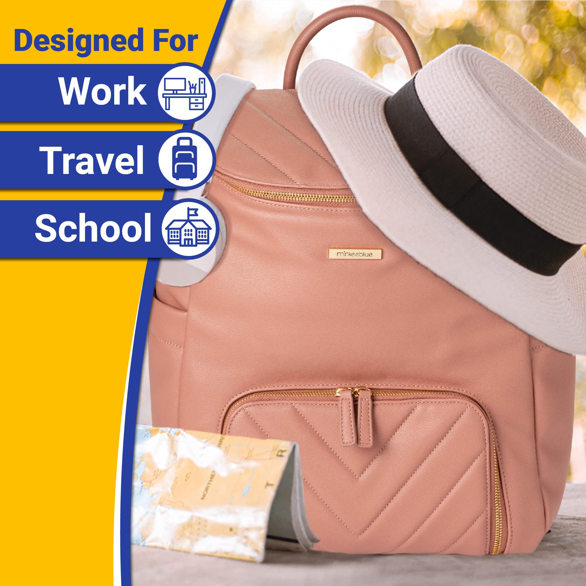 MinkeeBlue Nichet Backpack (Blush)