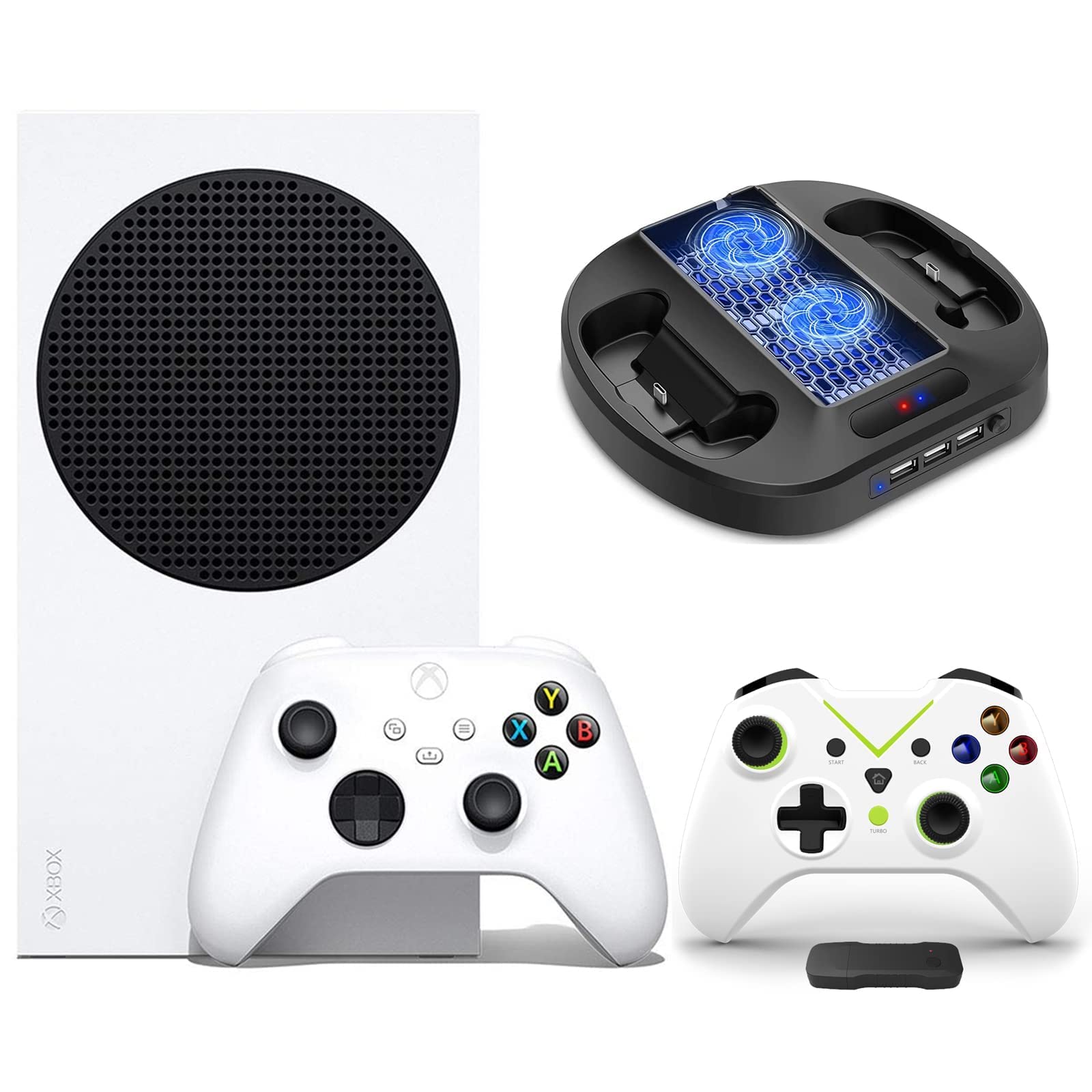 Microsoft Xbox Series S 512 GB All-Digital Gaming Console + 1 Xbox Wireless Controller (Renewed)