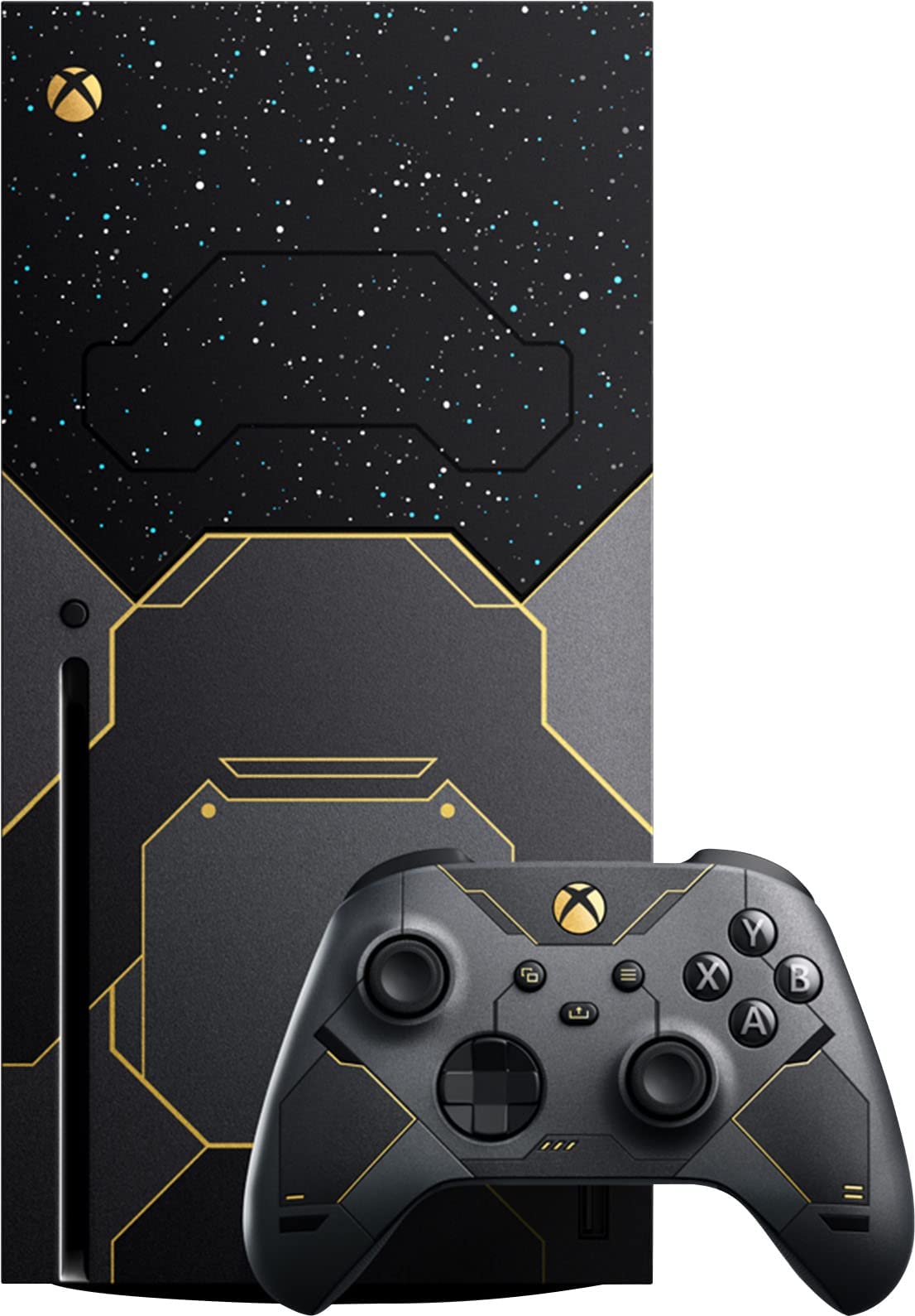 Microsoft Xbox Series X Halo Infinite Limited Edition: 1TB Black Console with U Deal HDMI (Renewed)